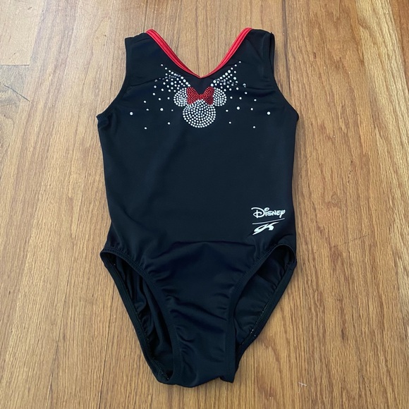 Disney | One Pieces | Gk Disney Gymnastics Leotard Rhinestone Minnie ...